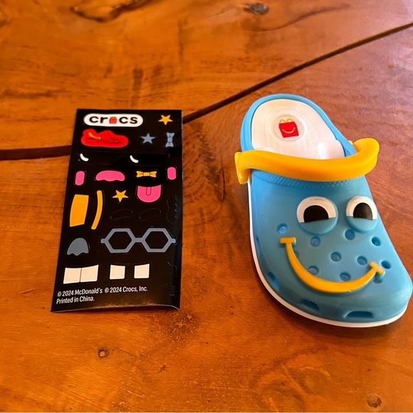 CROCS | Toys | New Crocs X Mcdonalds Toy Kids Shoe With Fun Stickers ...